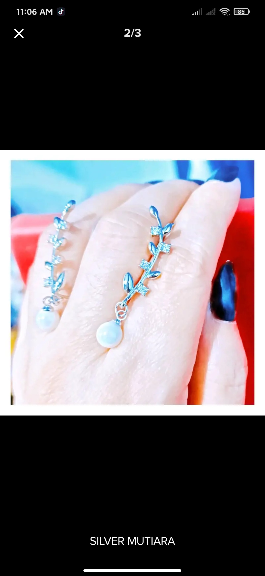ANTING JEPIT MUTIARA SILVER XUPING LAPISAN PREMIUM IMPORT AJMS | Paris ...
