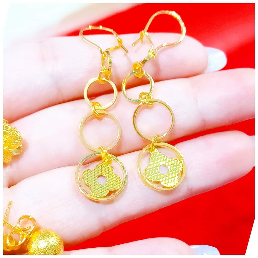 ANTING PANJANG BULAT SUSUN 3 XUPING LAPISAN PREMIUM IMPORT GOLD APSSG ...
