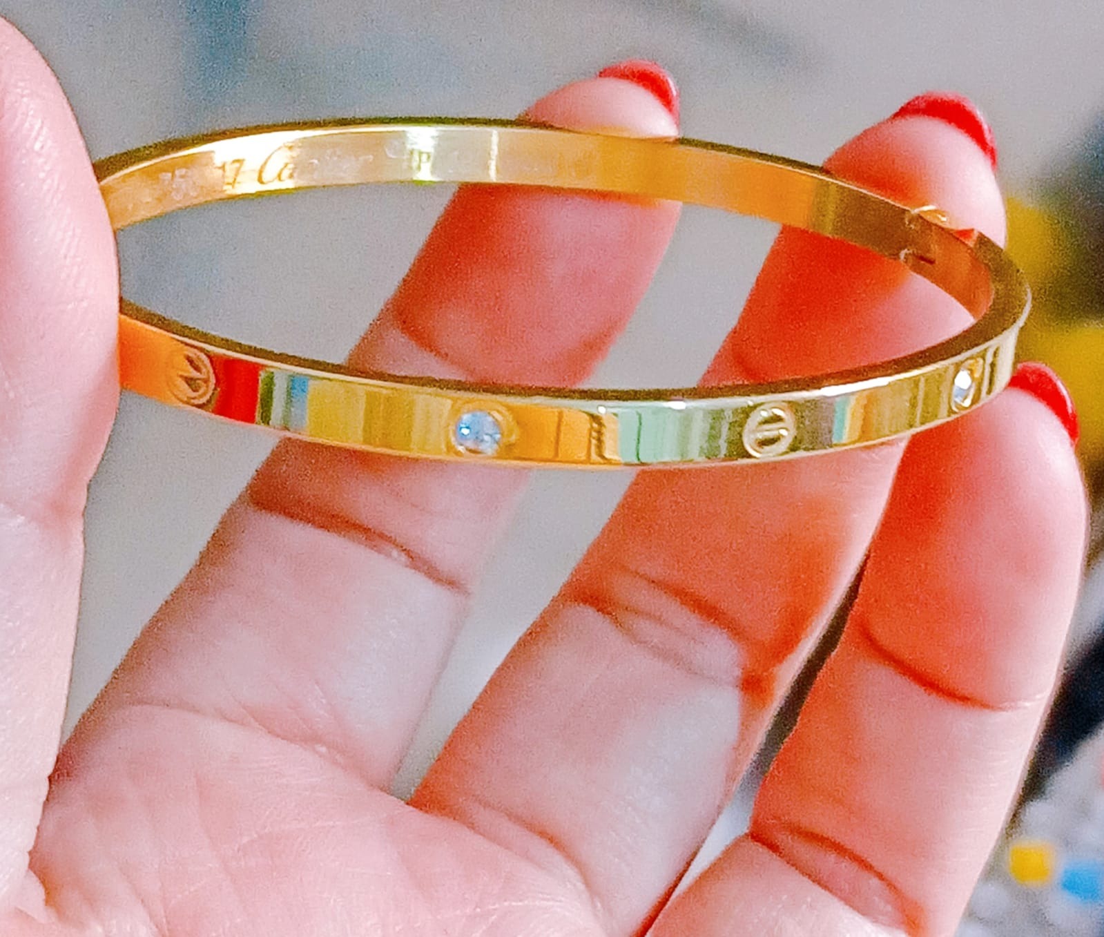 GELANG CARTIER TITANIUM PERMATA GOLD GLBGTTC | Paris Jewelry