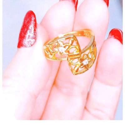 CINCIN UKIR PERMATA XUPING LAPISAN PREMIUM IMPORT GOLD CCBMS | Paris ...